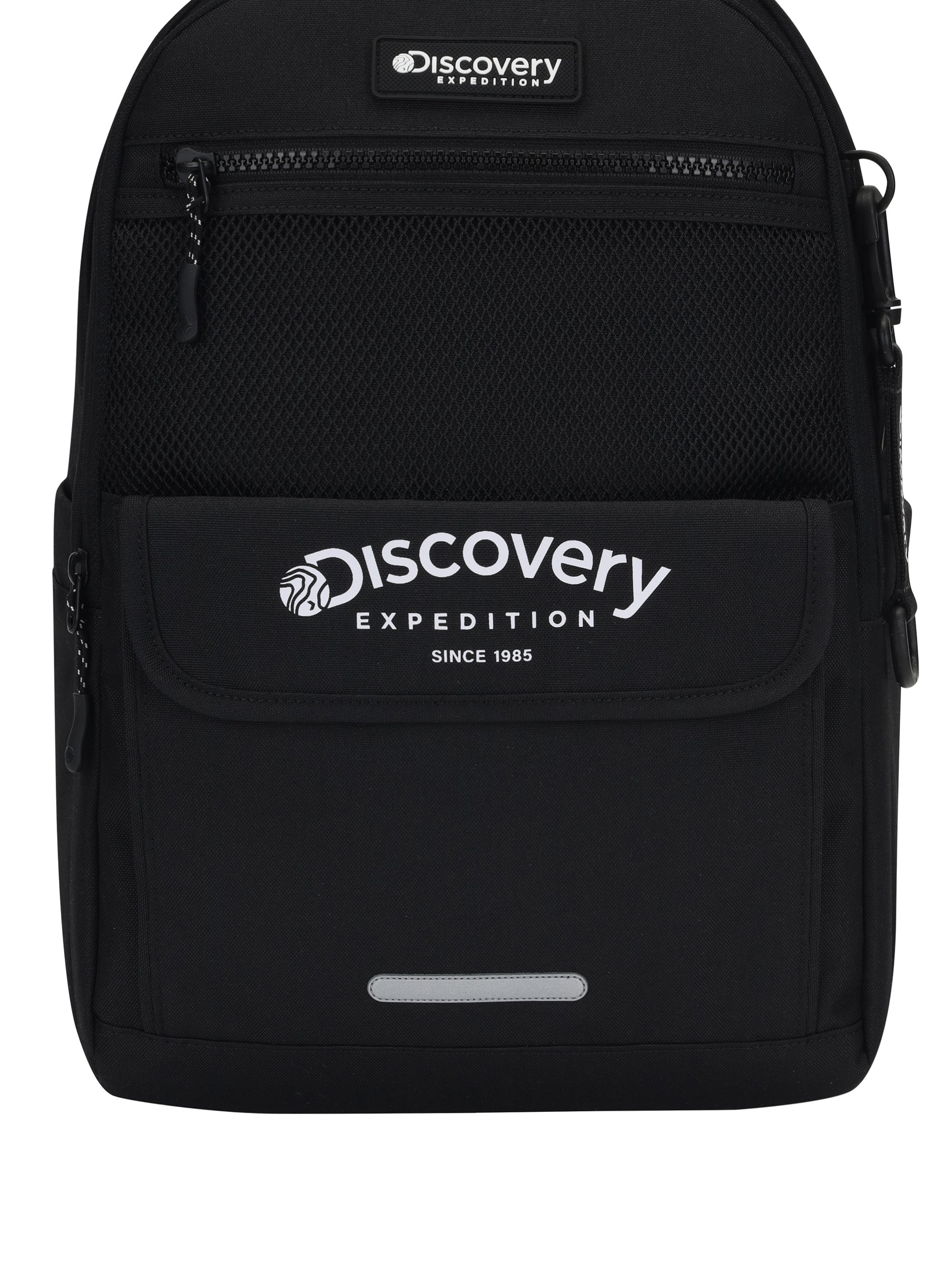 디스커버리 익스페디션 키즈 플랩포켓 컬러블럭 백팩 Black