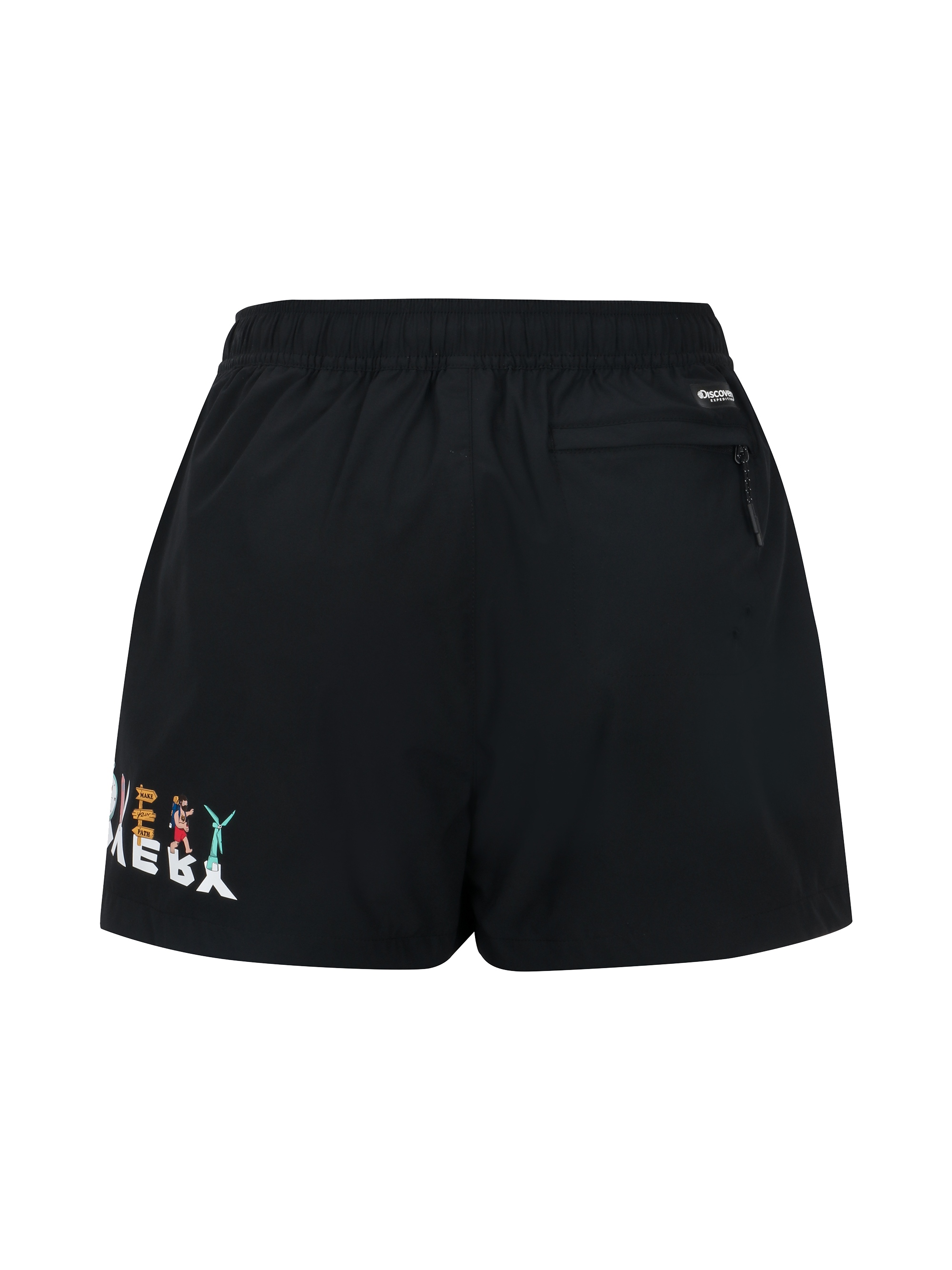 디스커버리 익스페디션 | 프레시벤트 여성 메인크루 그래픽 보드숏 (BLACK)