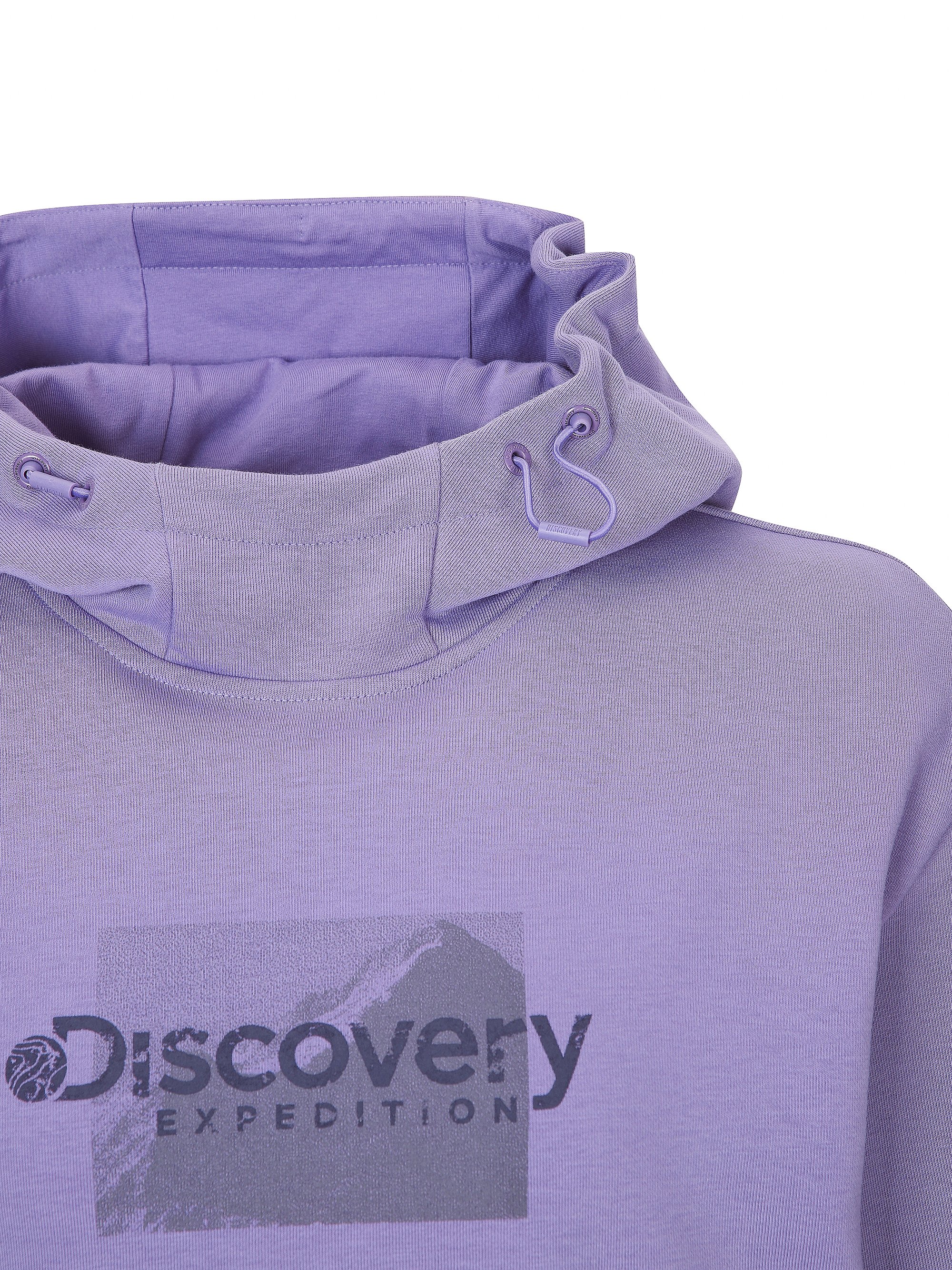 디스커버리 익스페디션 | 여성 아웃도어 그래픽 후드티 (VIOLET)