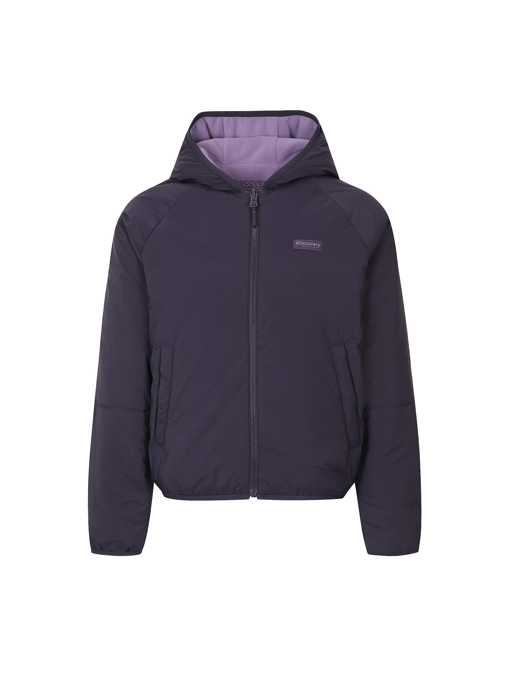 디스커버리 익스페디션 | 여성 그리드 리버시블 자켓 (VIOLET)