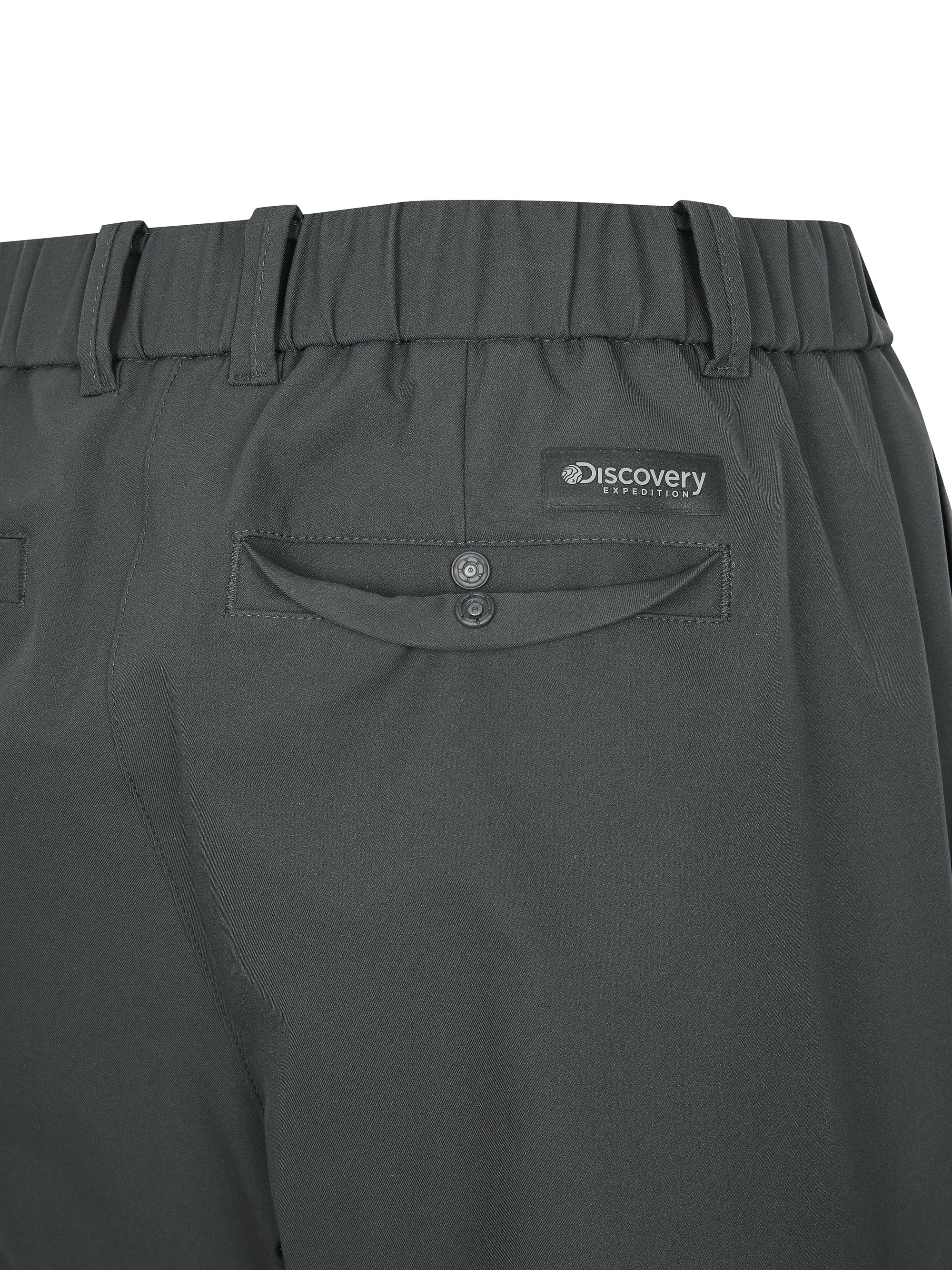 디스커버리 익스페디션 여성 하이스트레치 하프조거 카고팬츠 Dark Gray