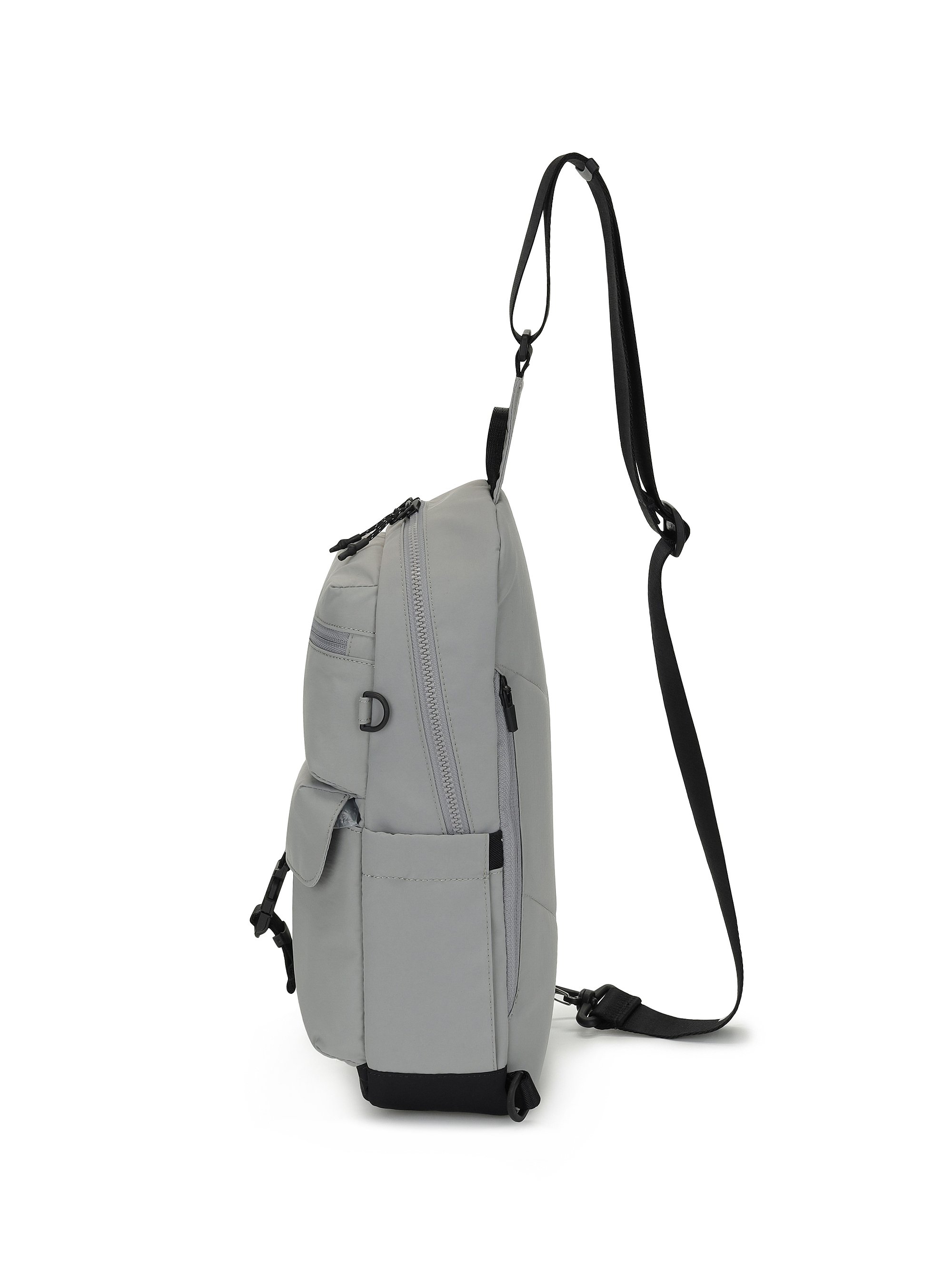 디스커버리 익스페디션 | 리플렉스 포켓 슬링백 (LIGHT GRAY)