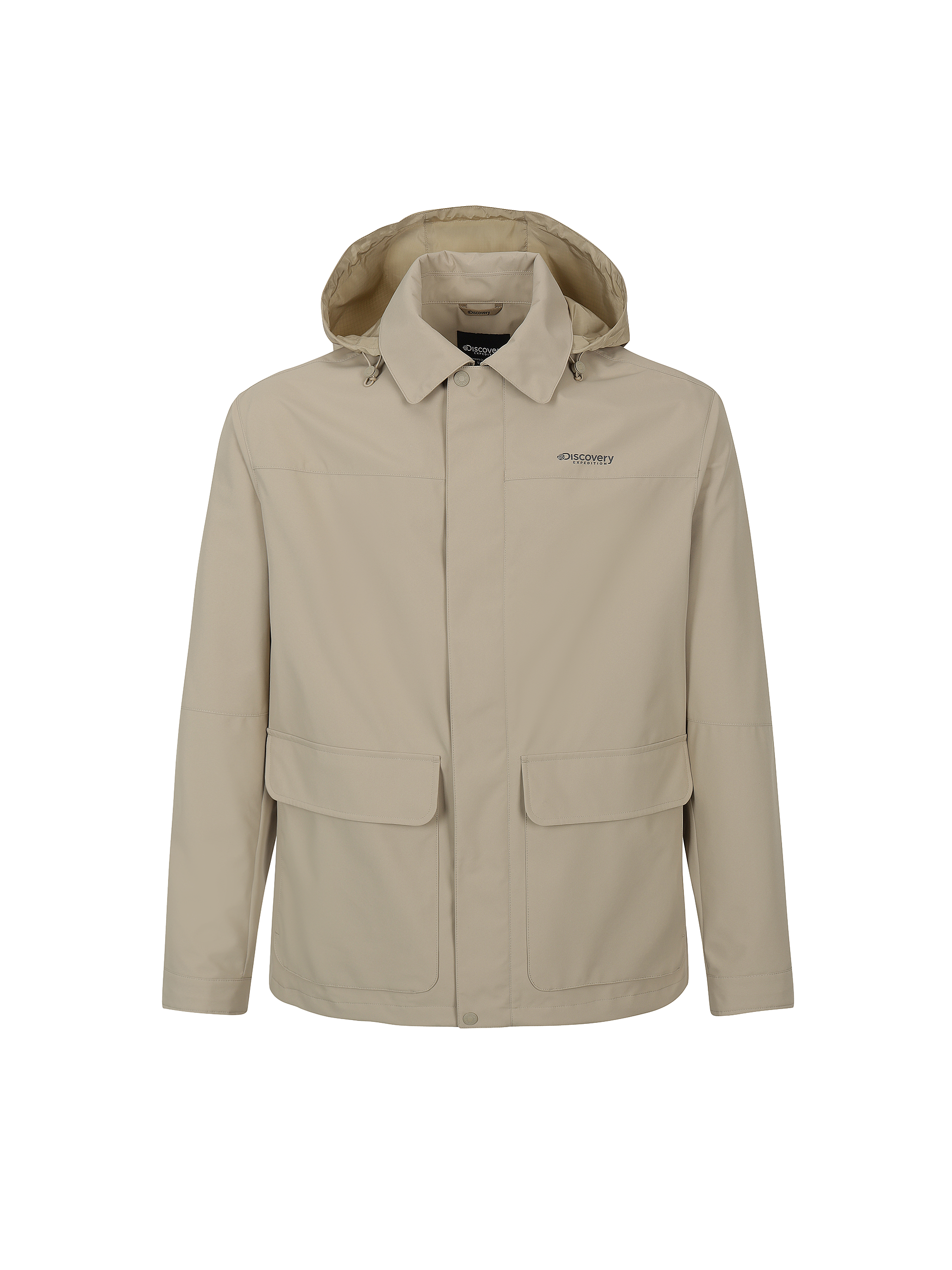 디스커버리 익스페디션 | 남성 베르텍스 3L 후드탈착 카라형 워크 자켓 (BEIGE)